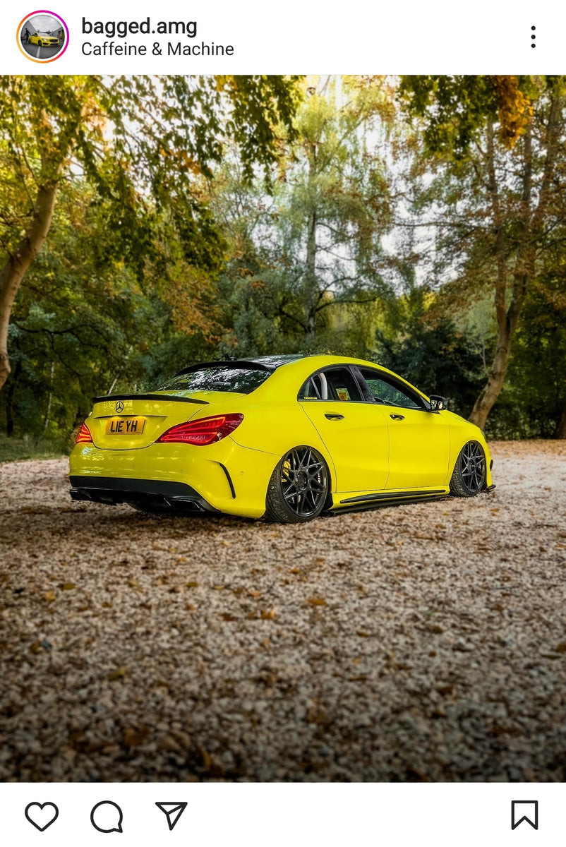 Mercedes AMG CLA45 with some short 3D gel plates – Crystal Plates
