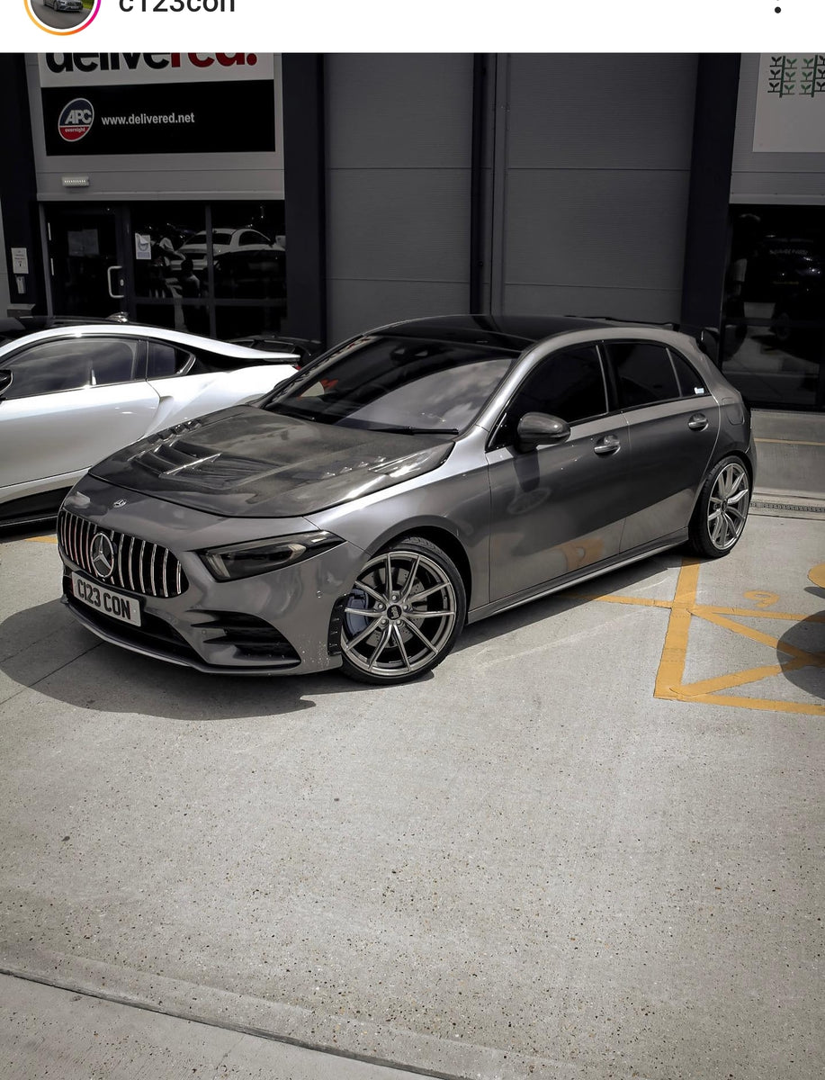 Mercedes AMG A Class with some 3D gel plates – Crystal Plates