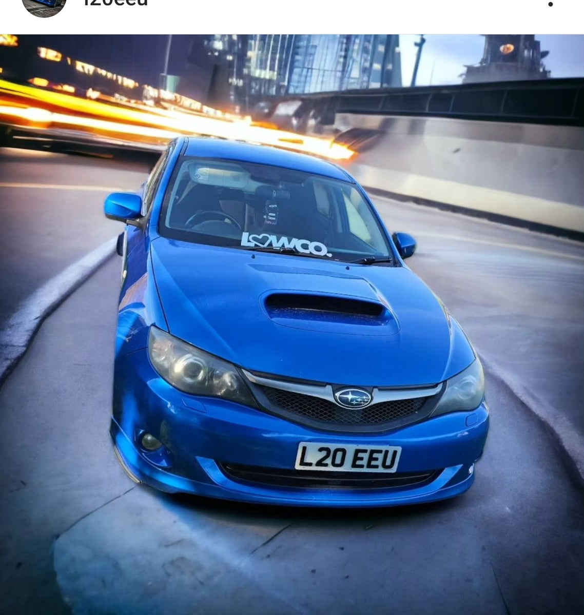 Subaru Impreza STi with some 4D plates – Crystal Plates