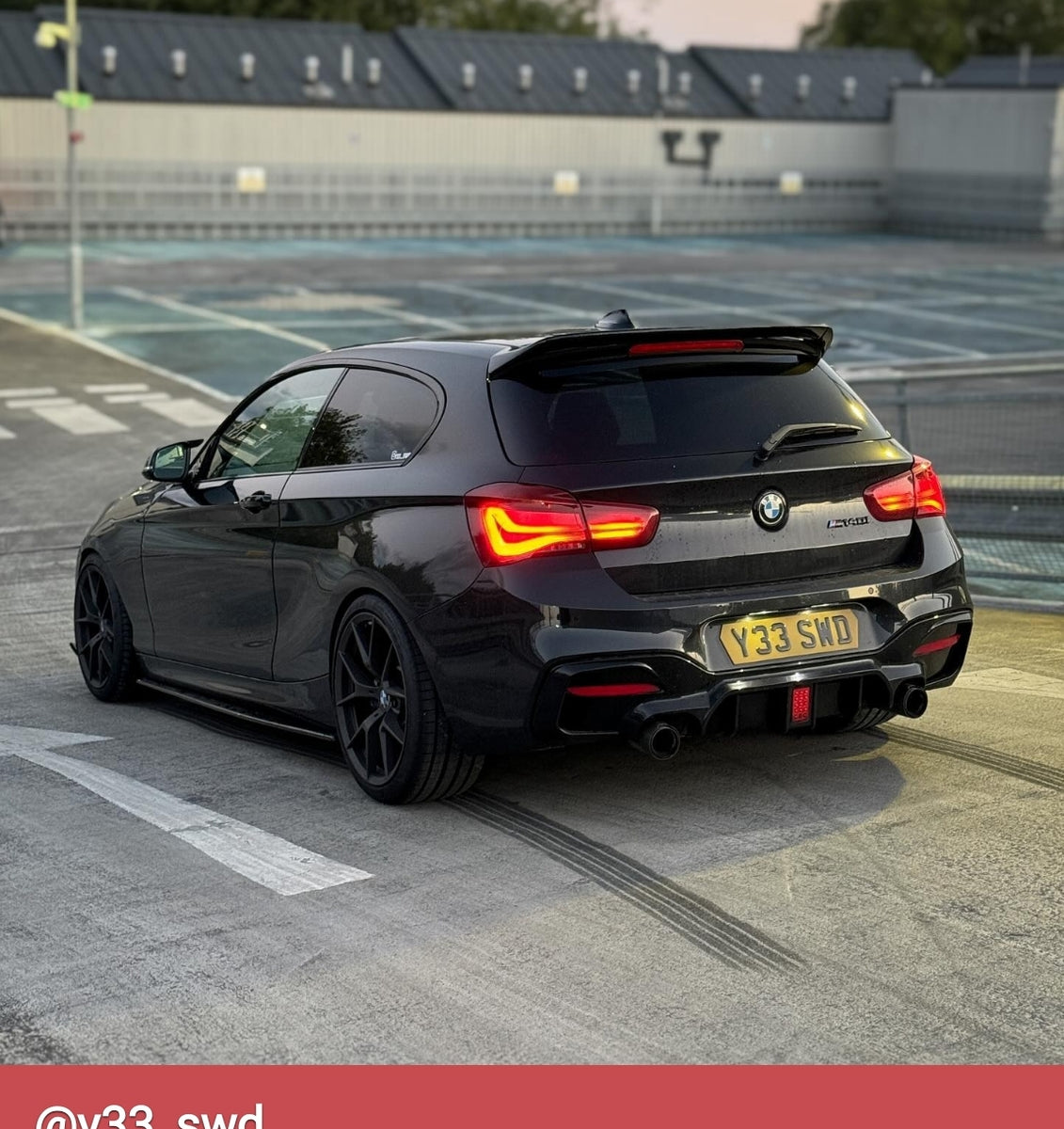 BMW M140i with some short hex 3D gel plates – Crystal Plates