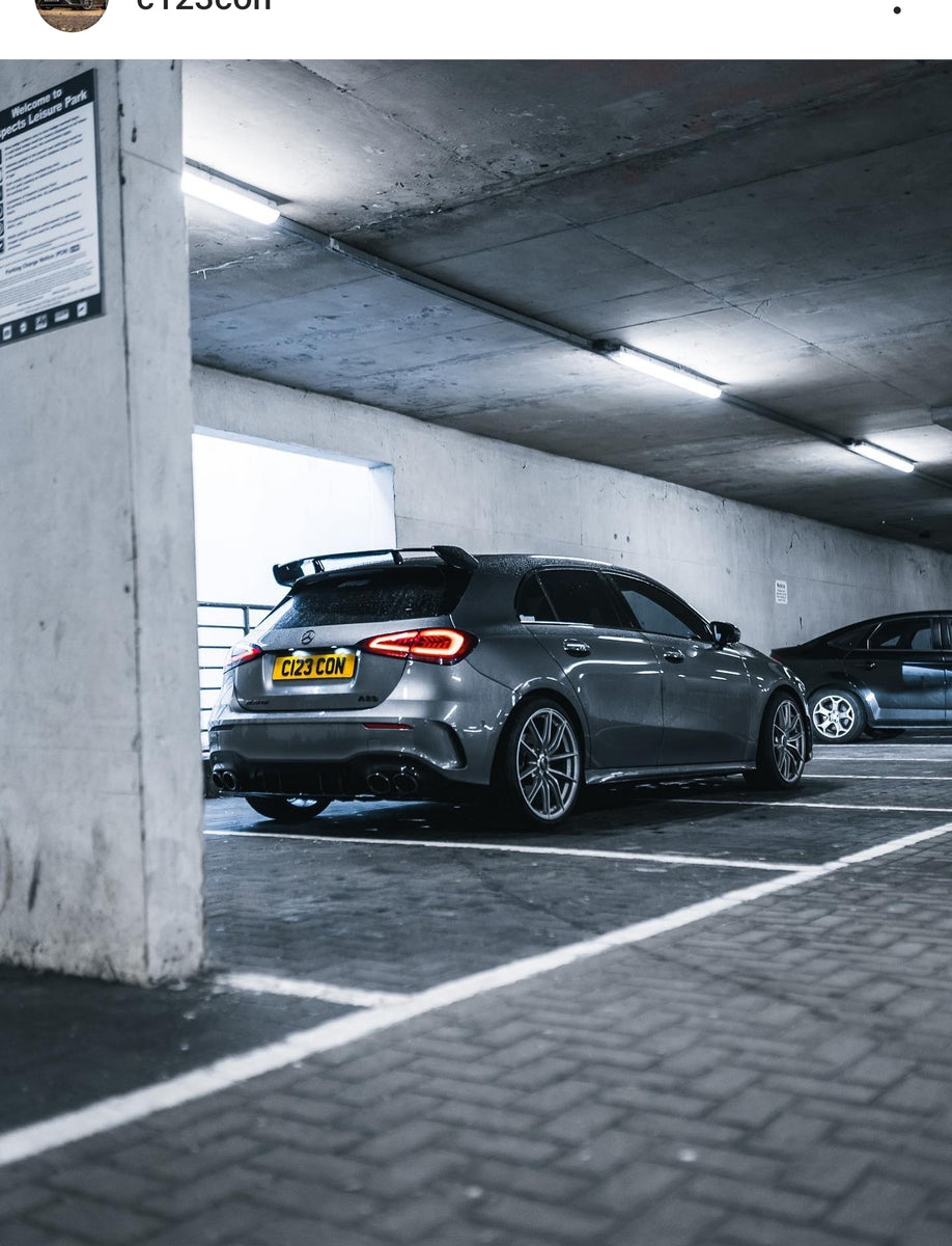 Mercedes AMG A Class with some 3D gel plates – Crystal Plates