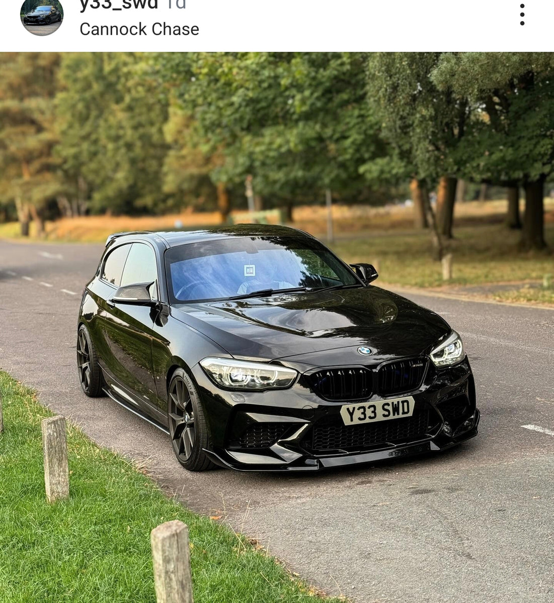 BMW M140i with some hex 3D gel plates – Crystal Plates