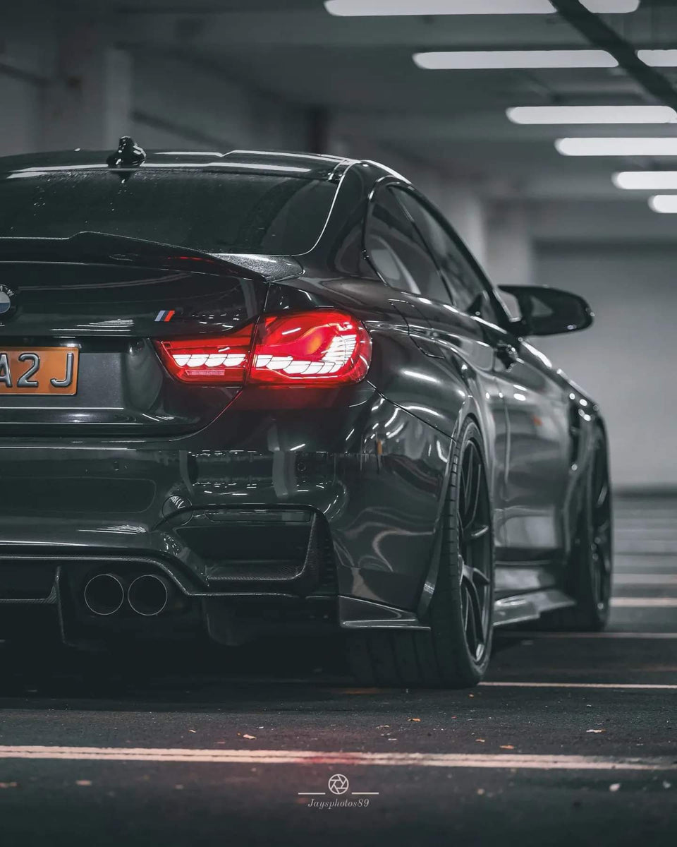 BMW M4 F82 with some tinted 3D gel plates – Crystal Plates