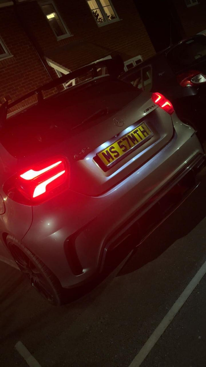 Mercedes AMG A45 with some tinted 3D gel plates – Crystal Plates