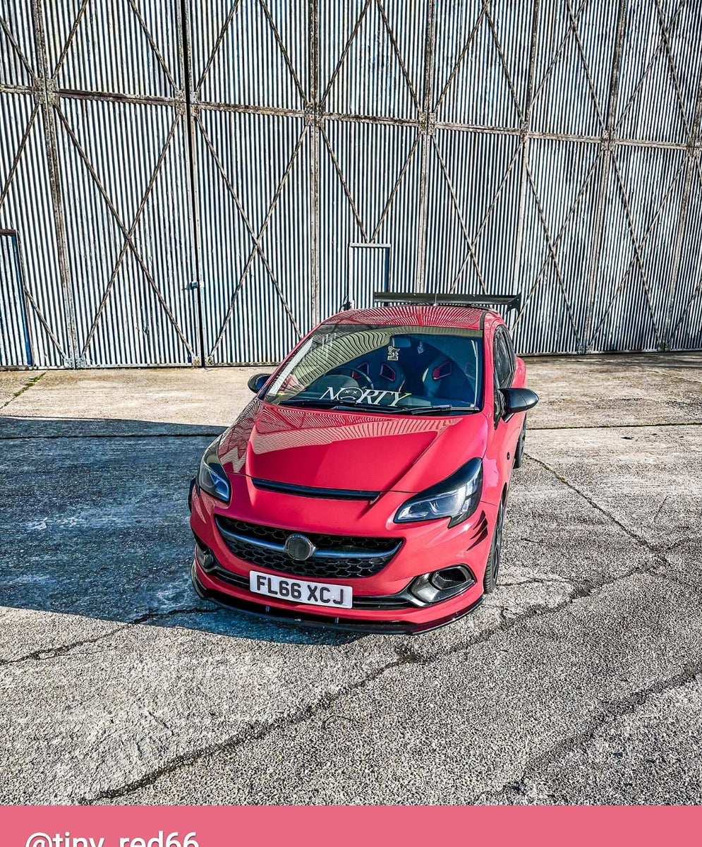 Vauxhall Corsa VXR with some 4D gel plates – Crystal Plates