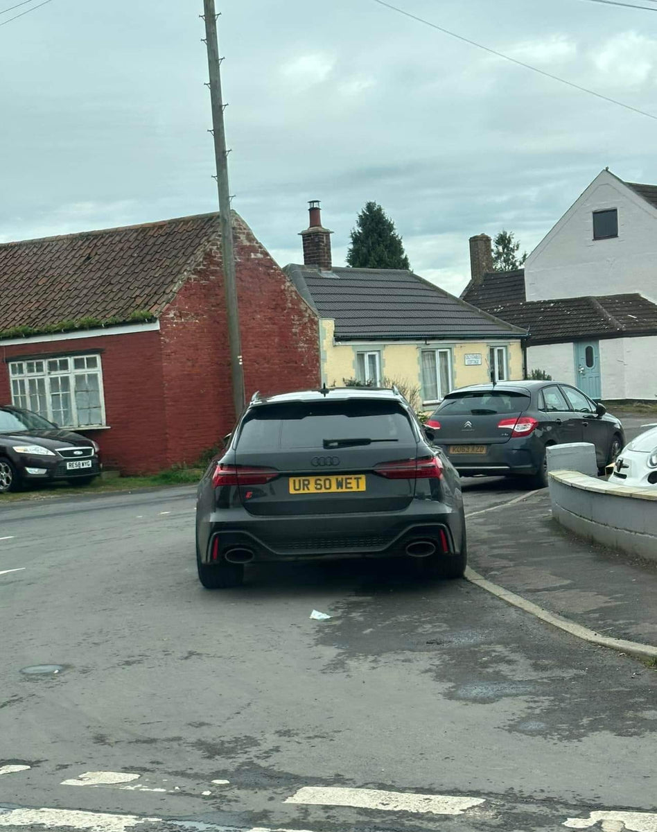 Audi RS6 with some 4D plates – Crystal Plates