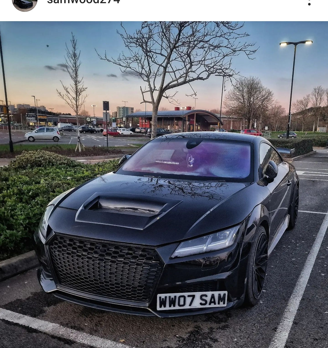 Audi TT with some short 4D plates – Crystal Plates