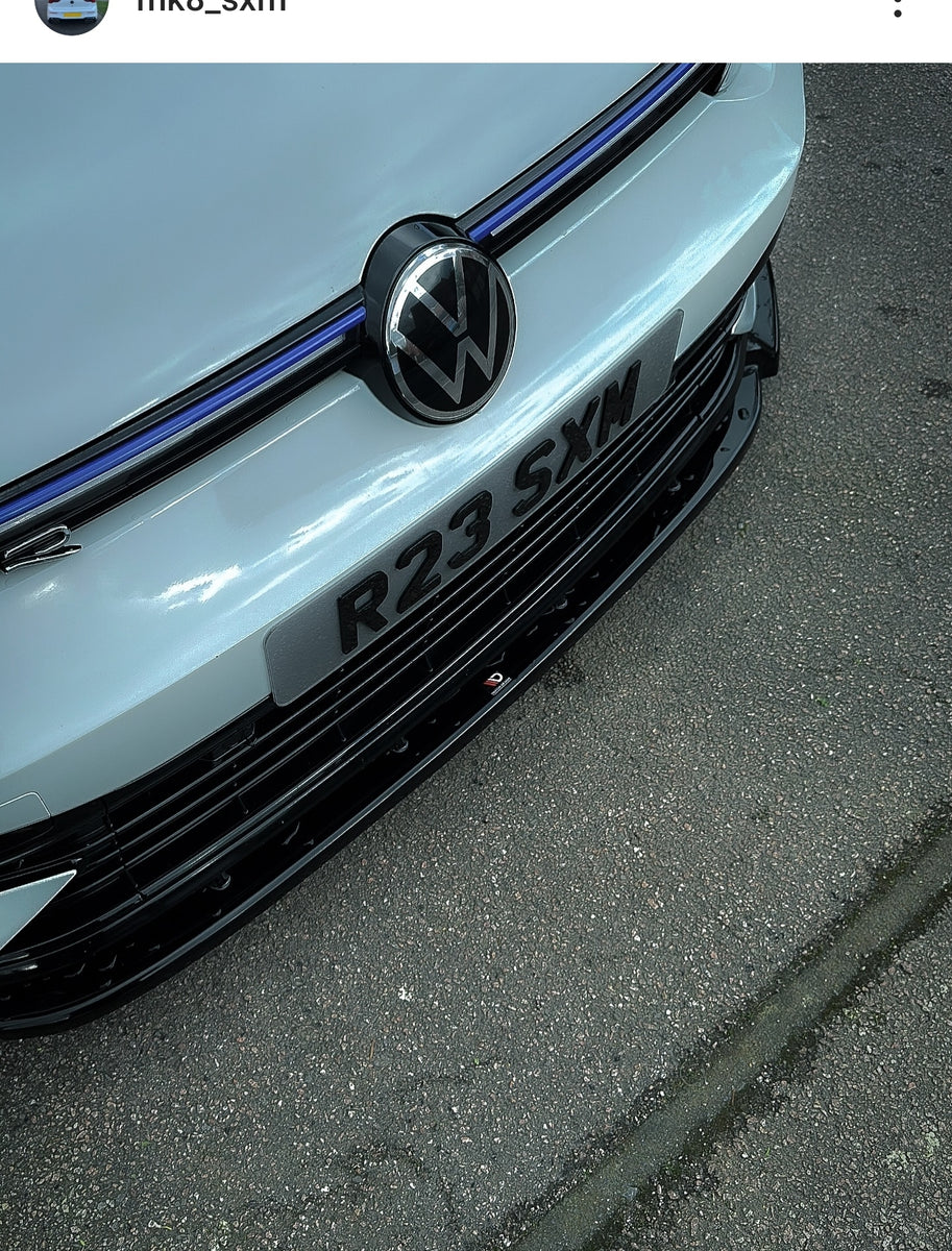 MK8 VW Golf R with some tinted 3D gel plates – Crystal Plates