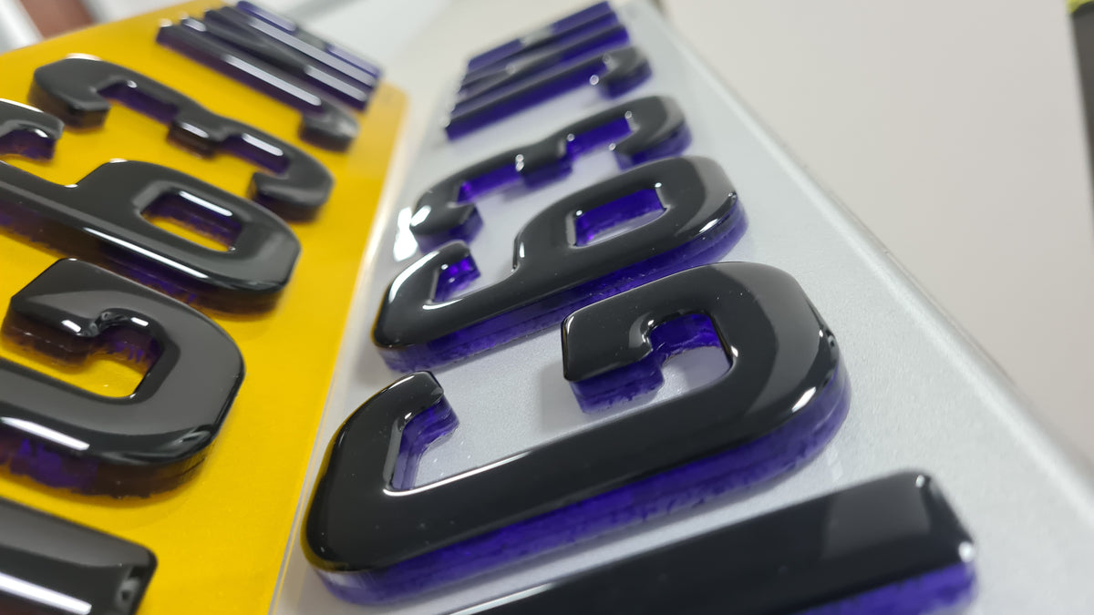 4D Plates available in purple – Crystal Plates