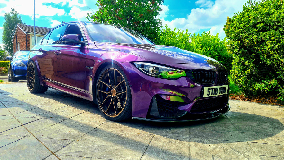 BMW M3 with some gel 4D plates – Crystal Plates