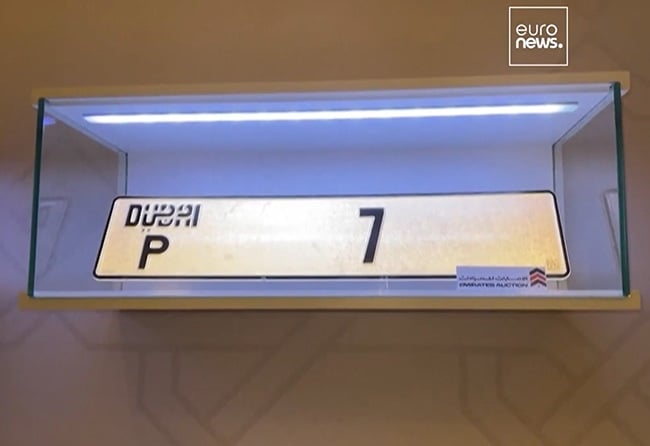 World's most expensive number plate sold in Dubai for 55,000,000 AED ...