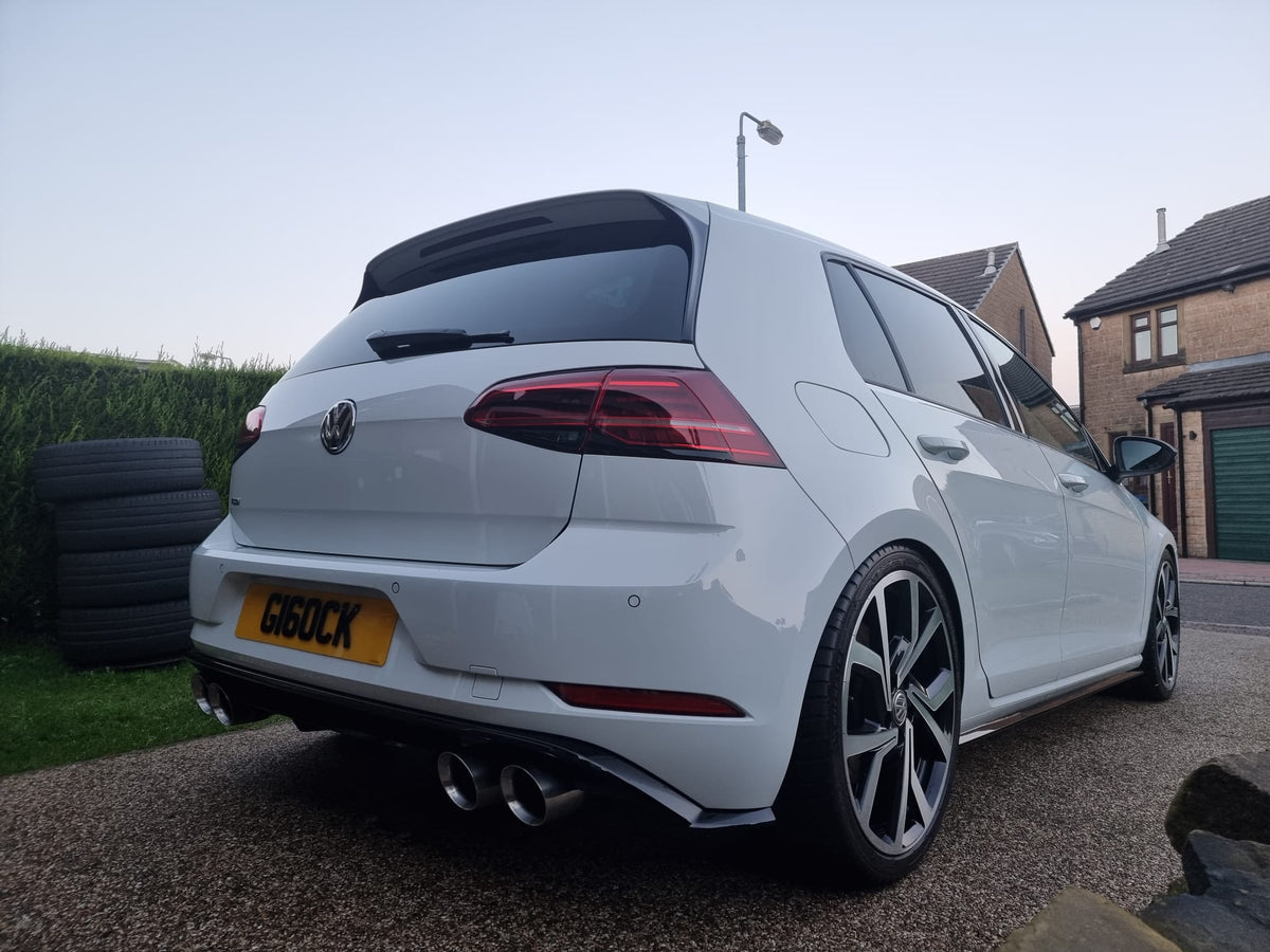 MK7.5 VW Golf R with some 4D plates – Crystal Plates