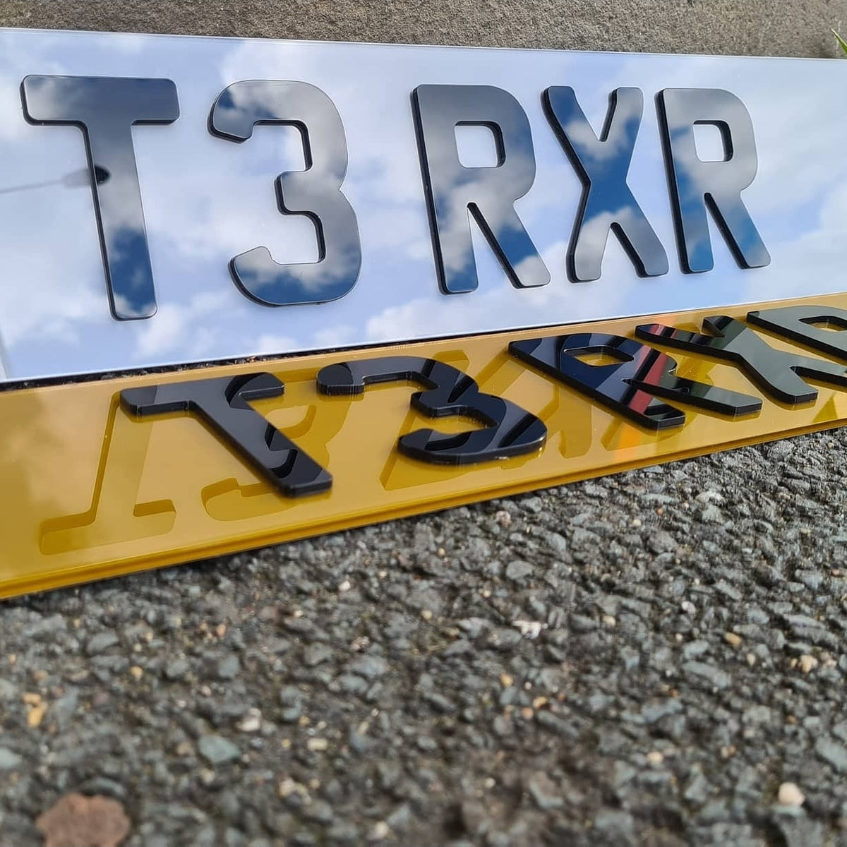 Tinted 4D plates - for the stealth look – Crystal Plates