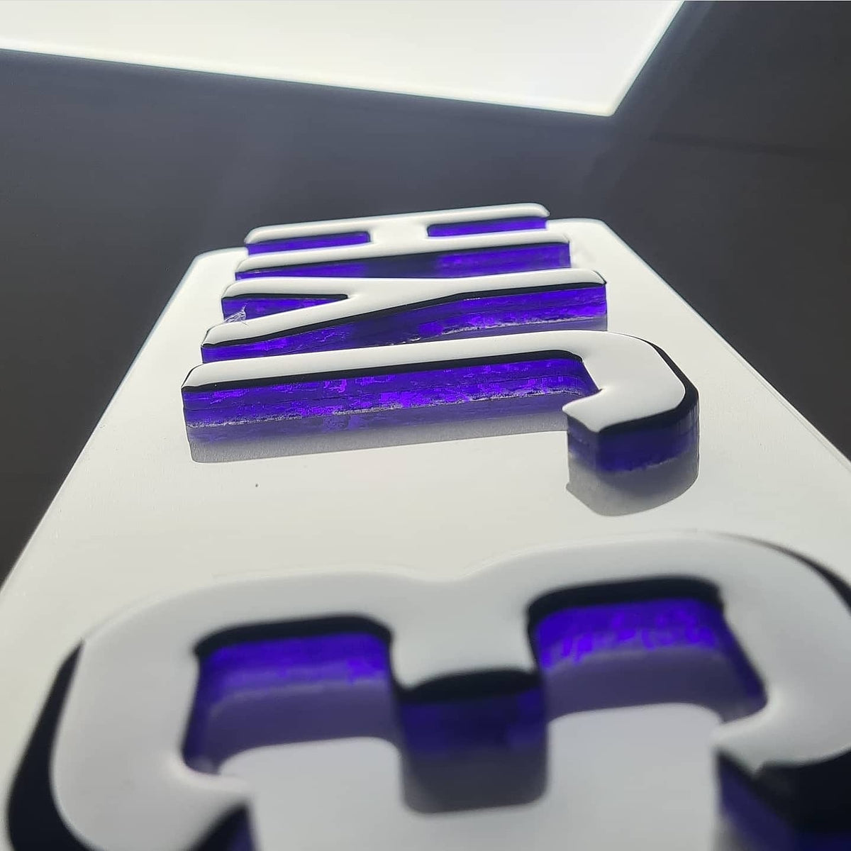 Did you know we also do purple 4D plates? – Crystal Plates