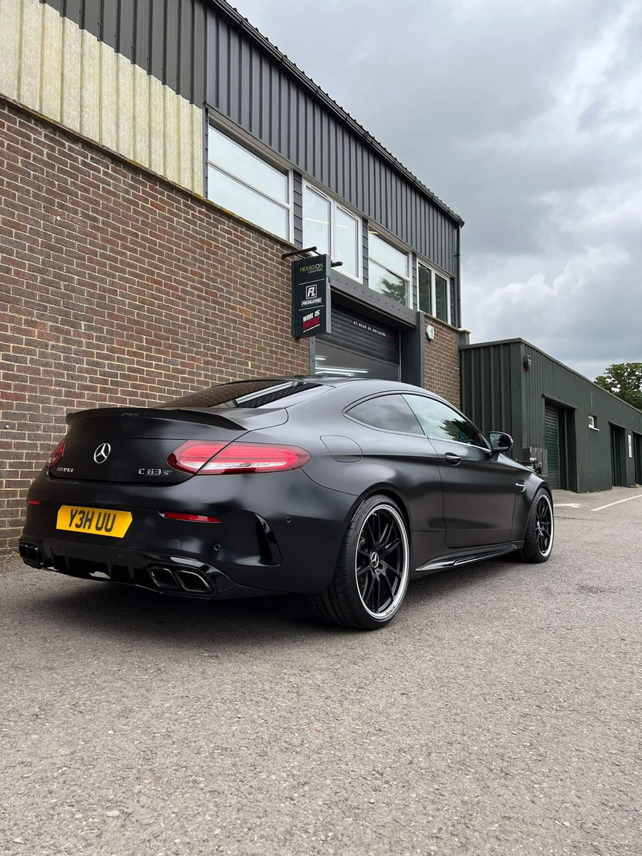 Mercedes AMG C63s with some shaped 3D gel plates – Crystal Plates
