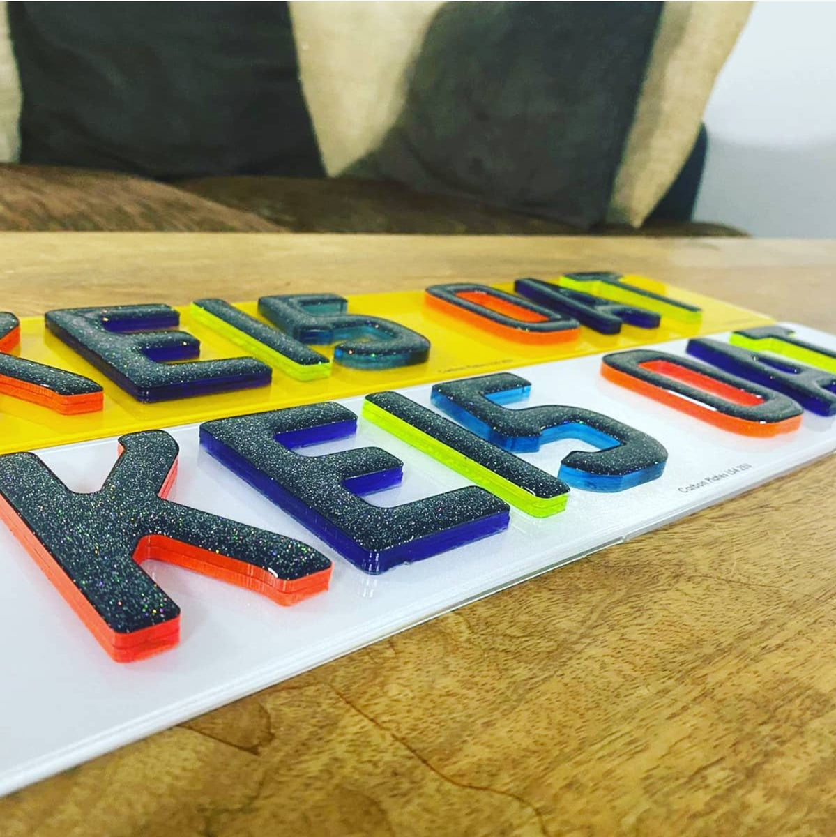 LAST WEEKEND OF OUR 20% OFF NEON 4D AND 3D PLATES – Crystal Plates