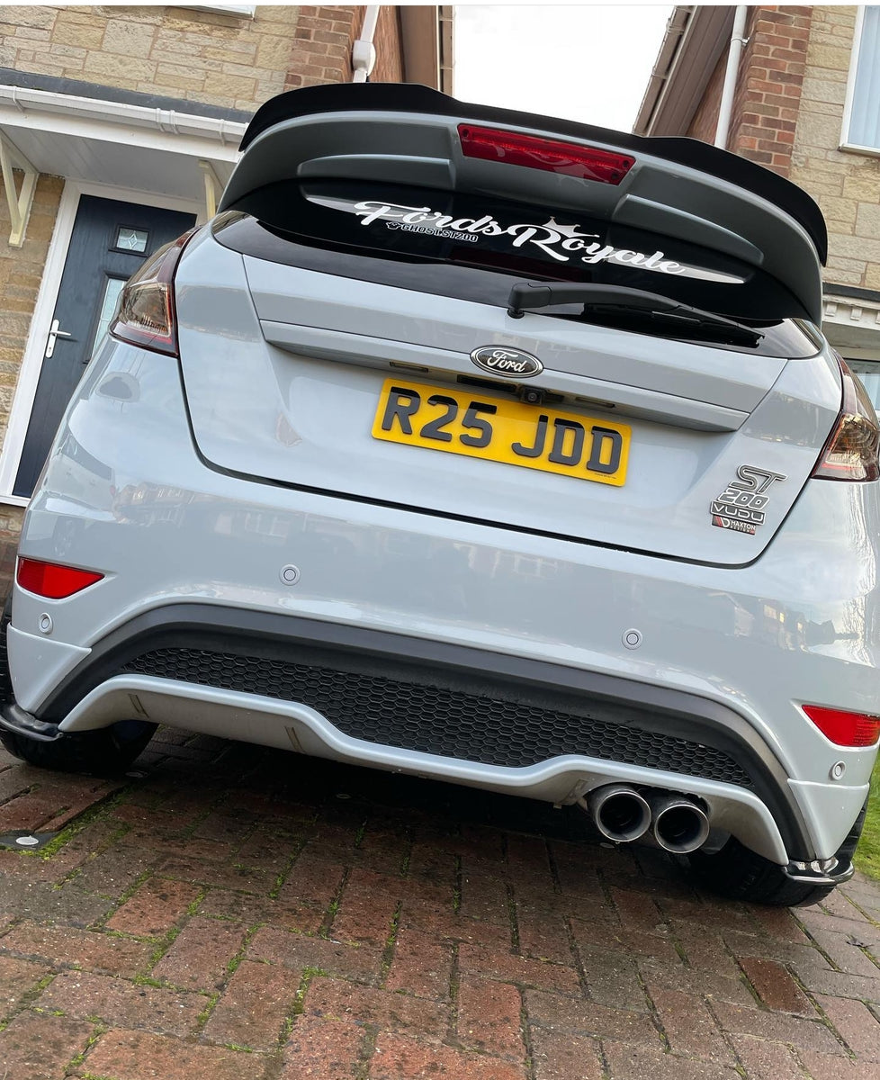 Ford Fiesta ST 200 with some short 4D plates – Crystal Plates