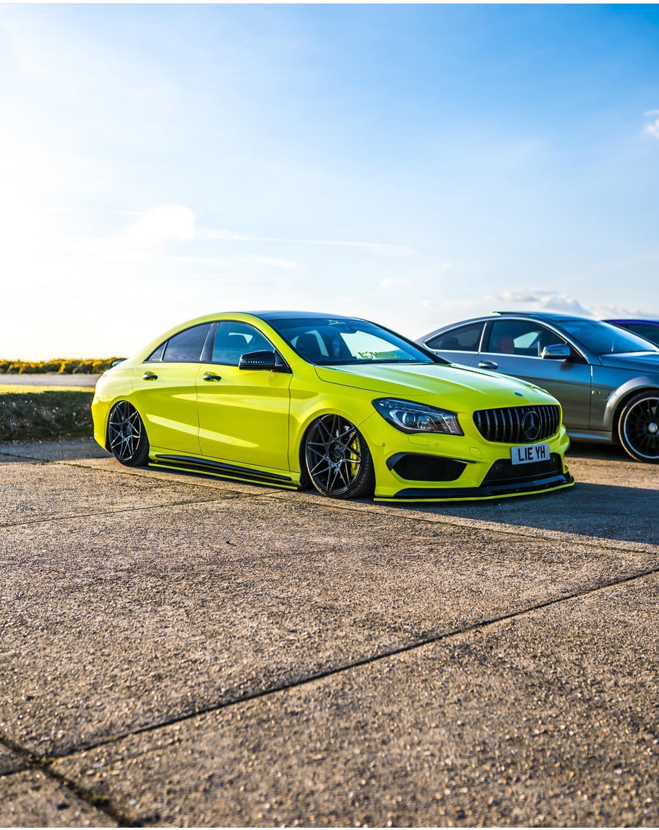 Bagged Mercedes AMG CLA45 with some short 3D gel plates – Crystal Plates
