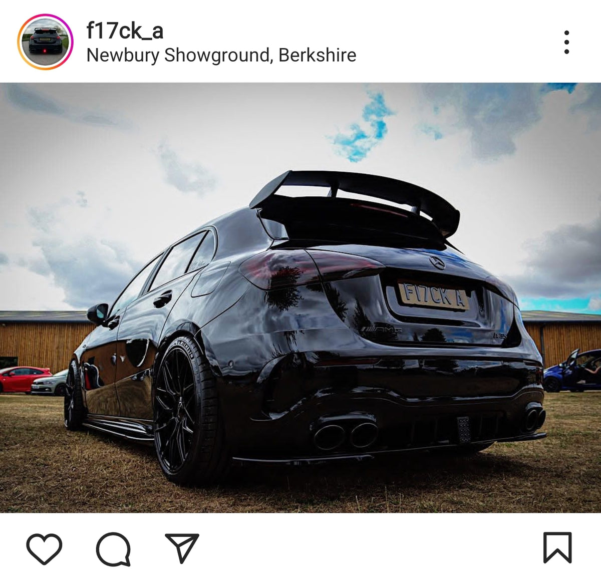 Mercedes AMG A35 with some tinted 3D gel plates – Crystal Plates