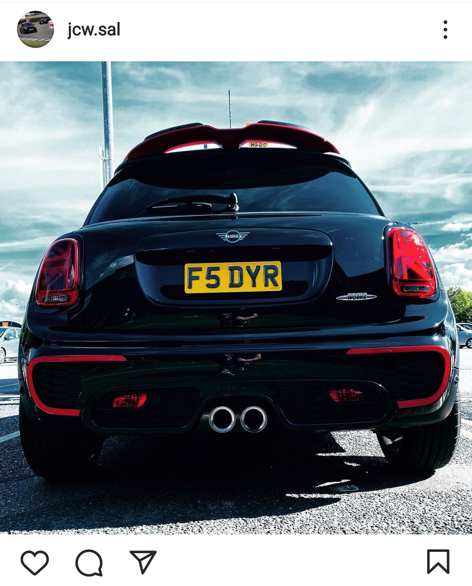 Mini Cooper JCW with some 3D gel plates – Crystal Plates