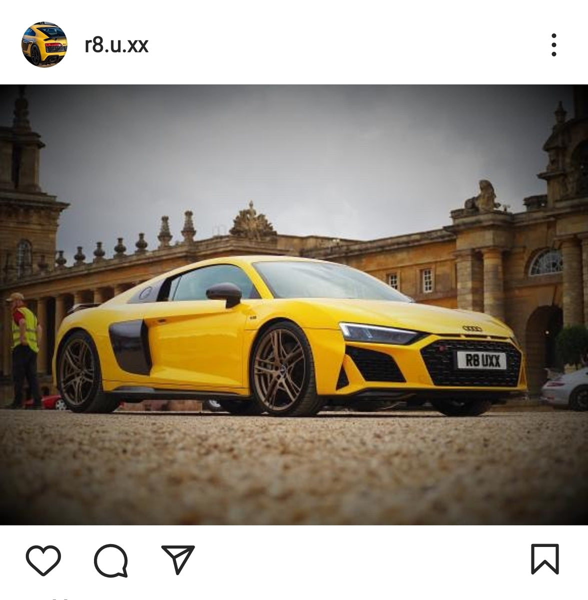 Audi R8 V10 Performance with some 4D plates – Crystal Plates