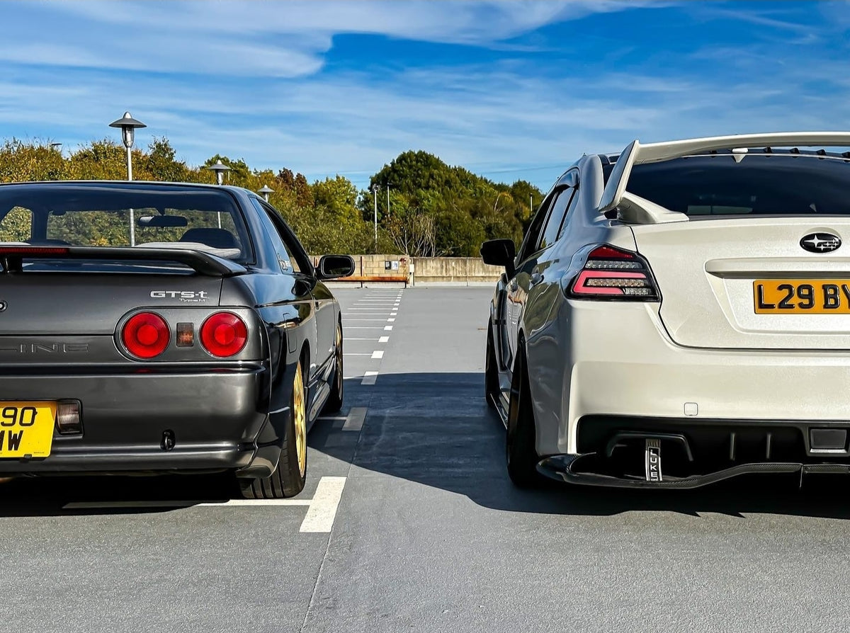 Subaru STi with some legal 3D gel plates – Crystal Plates
