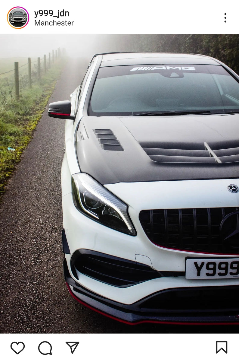 Mercedes AMG A45 with some 3D gel plates – Crystal Plates