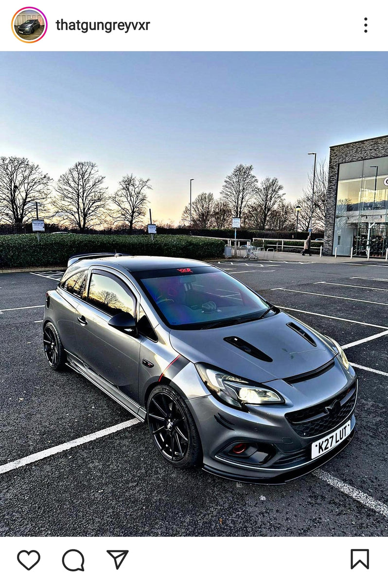 Vauxhall Corsa VXR with some 3D gel plates – Crystal Plates