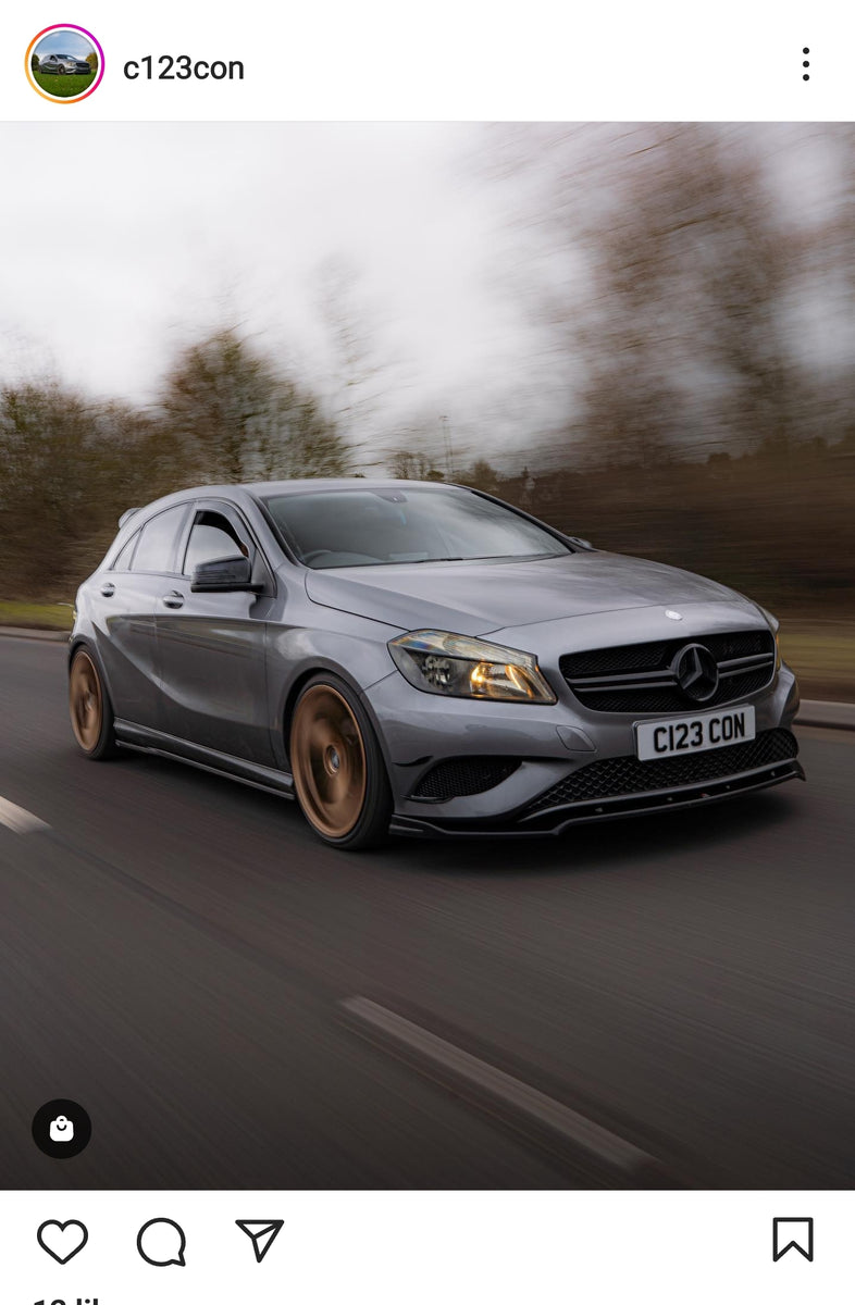 Mercedes AMG A Class with some 3D gel plates – Crystal Plates