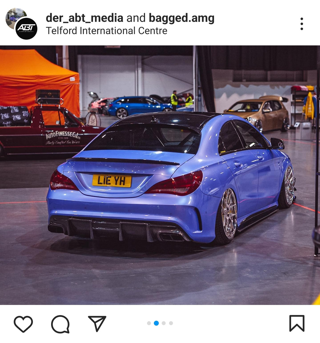 Mercedes AMG CLA45 with some short 3D gel plates – Crystal Plates