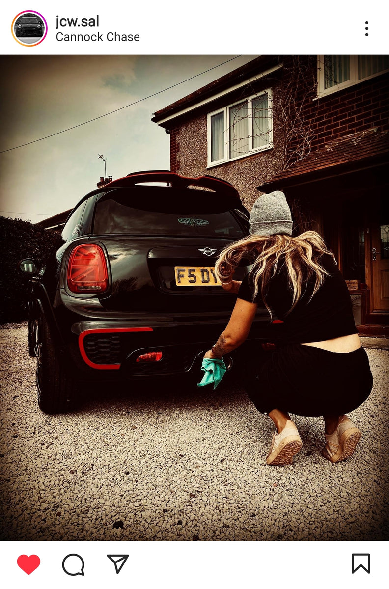 Mini Cooper JCW with some 3D gel plates – Crystal Plates