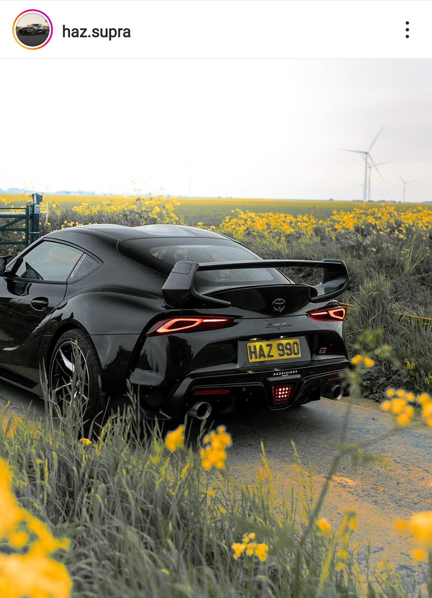 Toyota Supra with some 4D gel plates – Crystal Plates