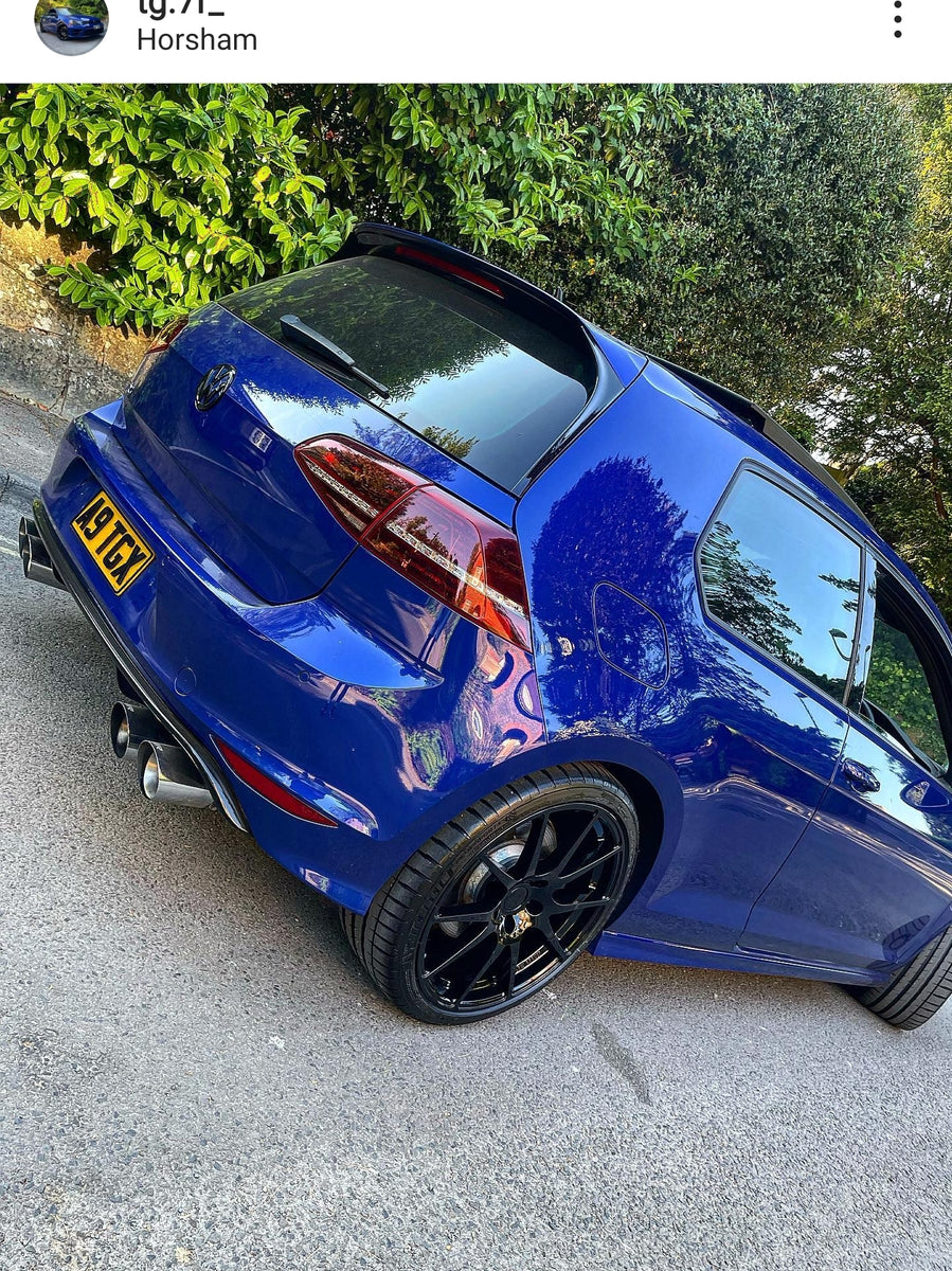 VW Golf R with some 4D plates – Crystal Plates