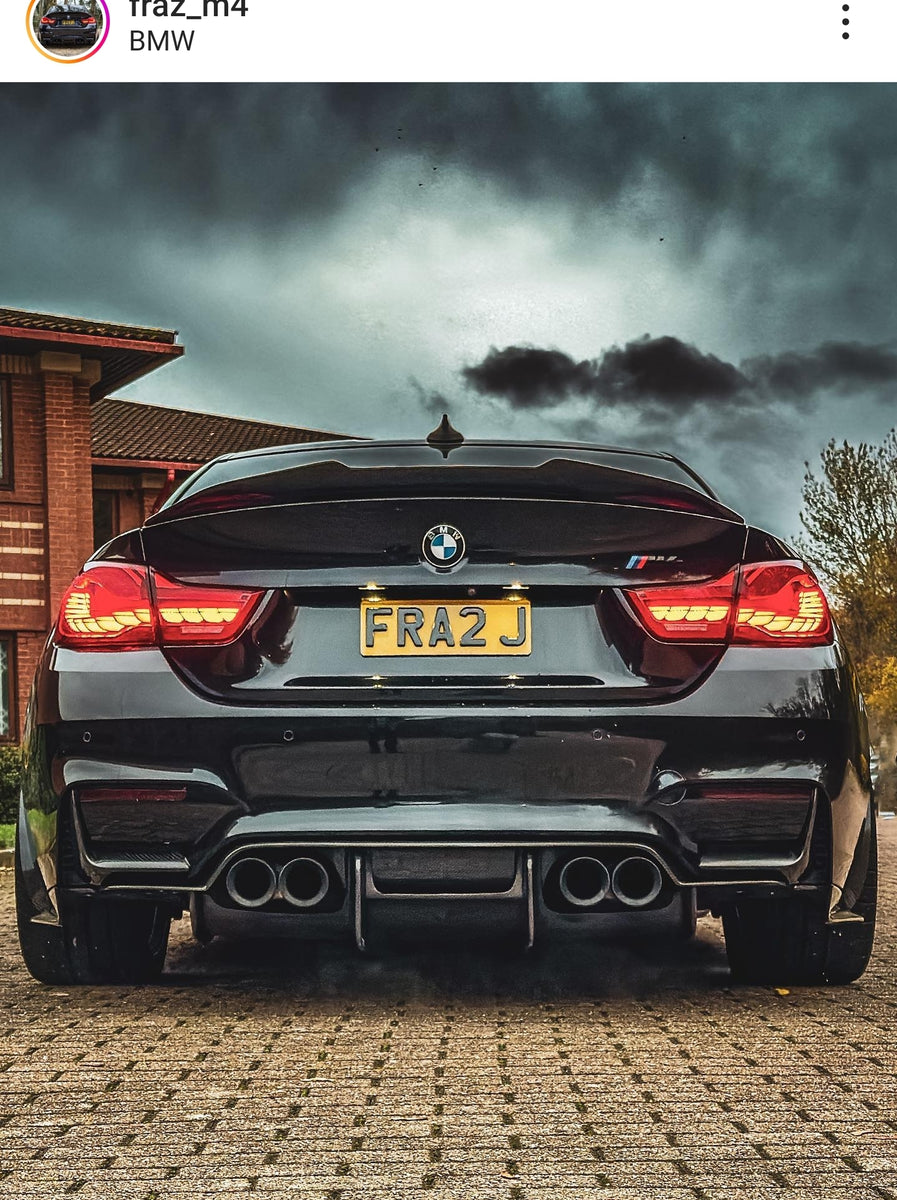 BMW M4 with some short 4D gel plates – Crystal Plates