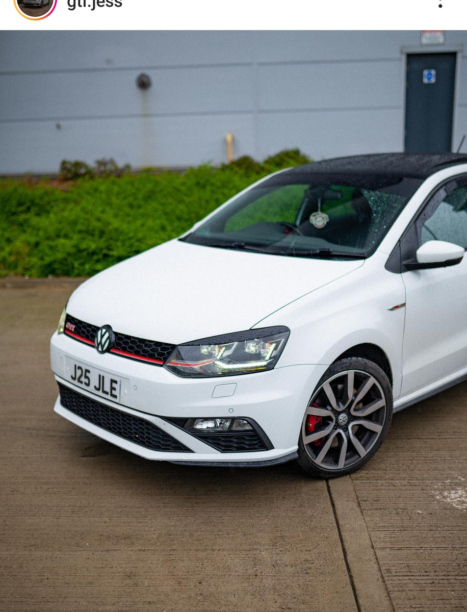VW Polo GTI with some legal 3D gel plates – Crystal Plates