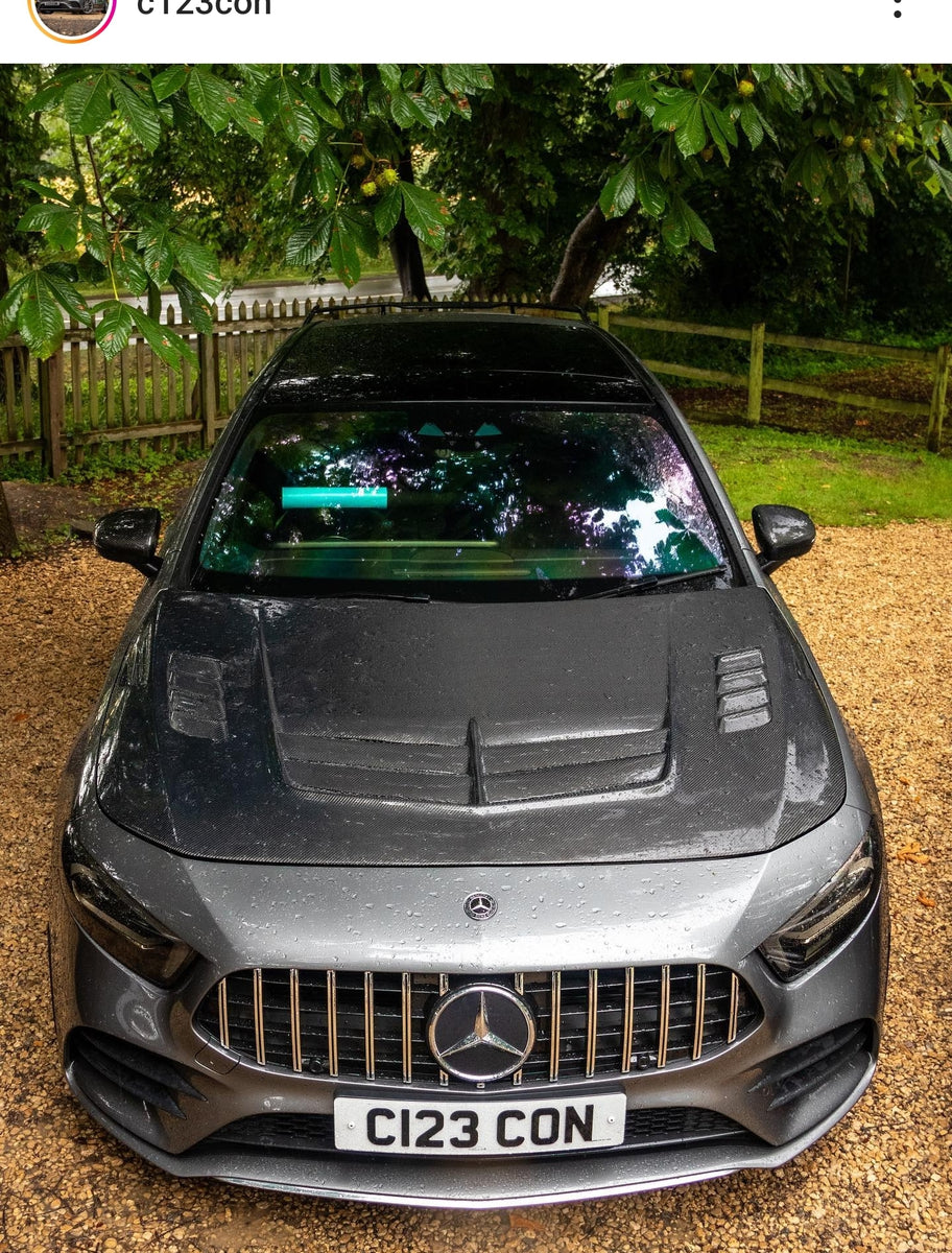 Mercedes AMG A Class with some 3D gel plates – Crystal Plates