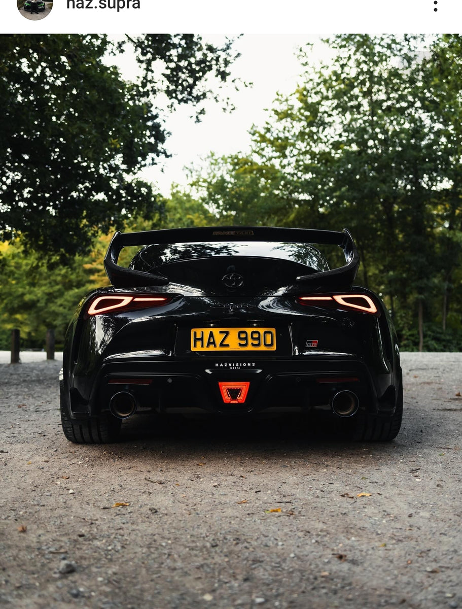 Toyota Supra with some 4D gel plates – Crystal Plates