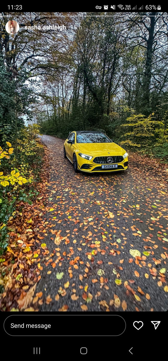 Mercedes AMG A35 with some 3D gel plates – Crystal Plates
