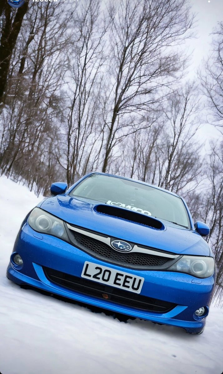 Subaru STi with some 3D gel plates – Crystal Plates