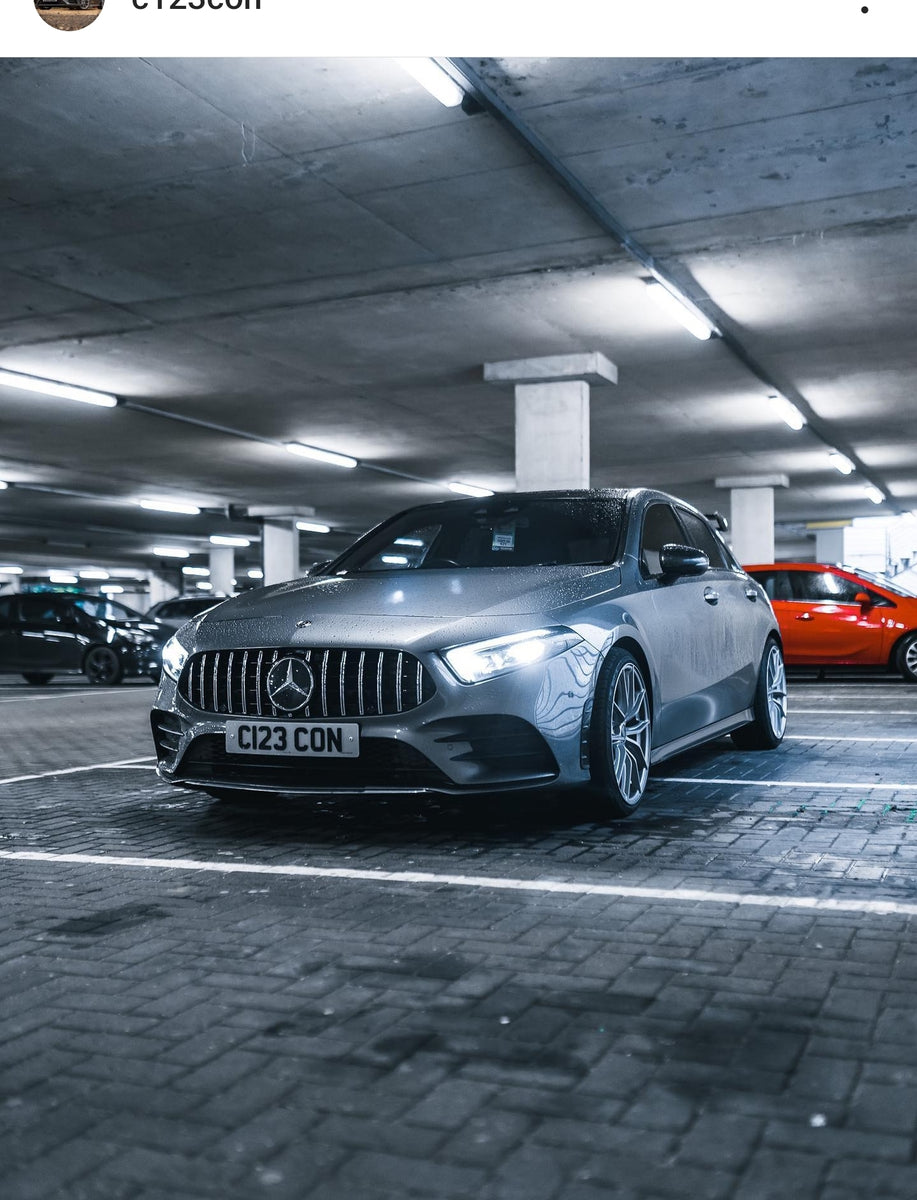 Mercedes AMG A Class with some 3D gel plates – Crystal Plates