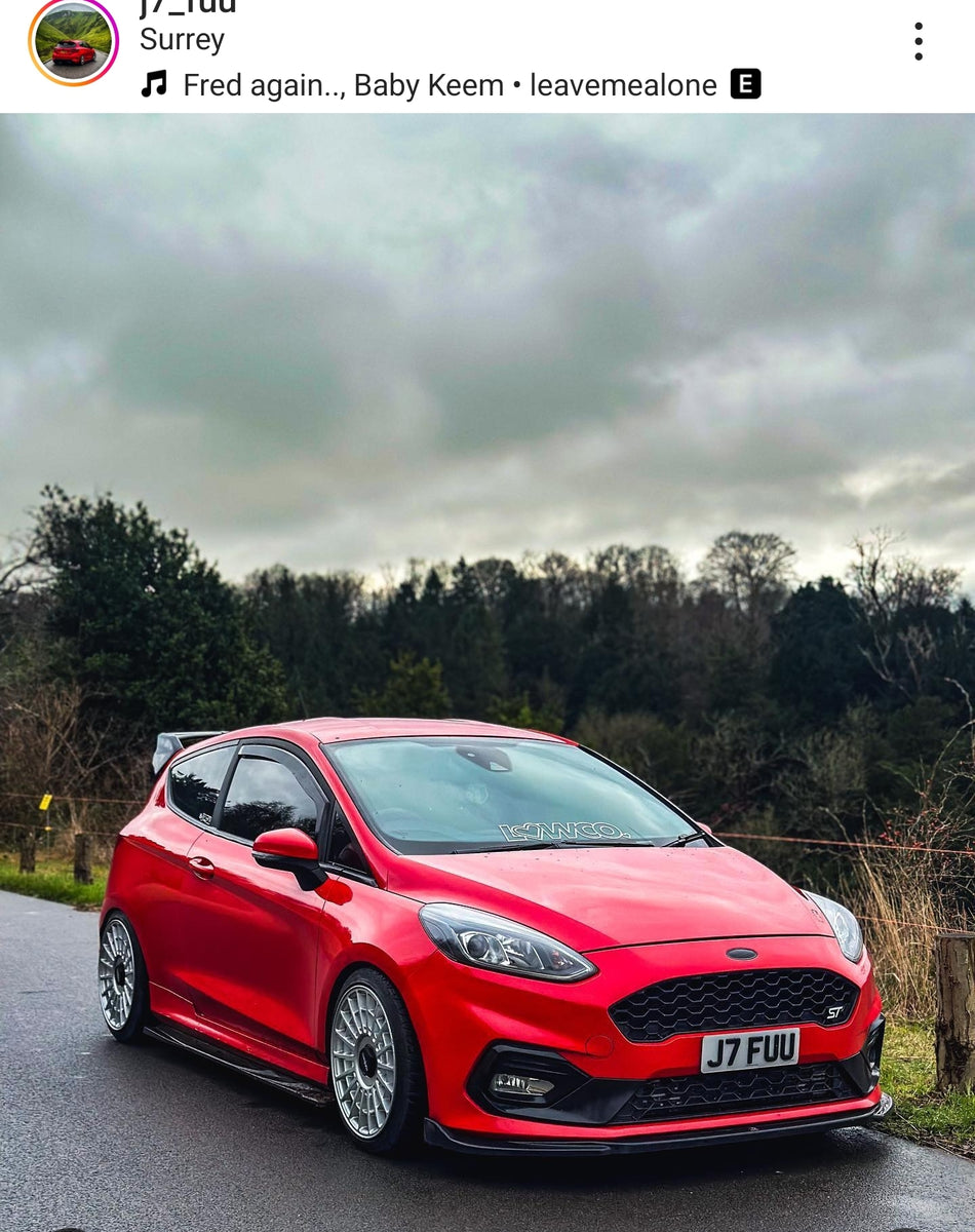 Ford Fiesta ST with some short 3D gel plates – Crystal Plates
