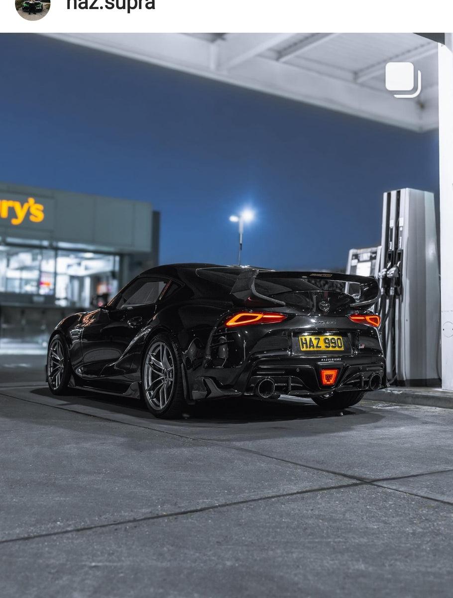 Toyota Supra with some 4D gel plates – Crystal Plates