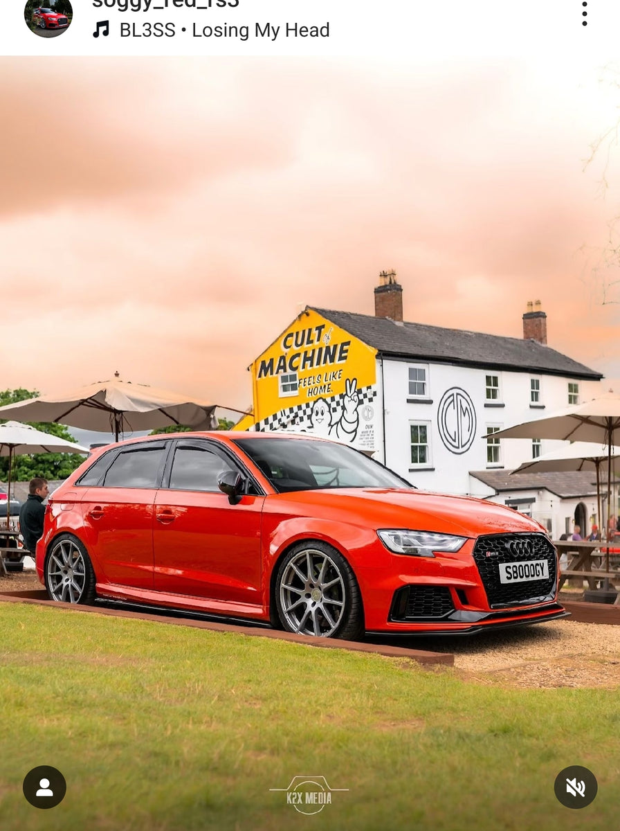 Audi RS3 8V with some 3D gel plates – Crystal Plates