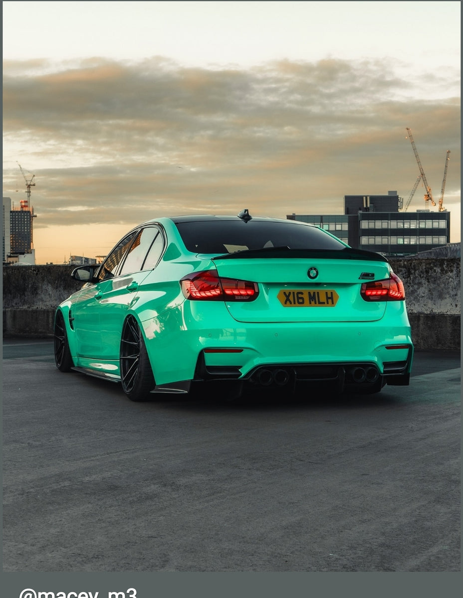 BMW M3 F80 with some hex 4D plates – Crystal Plates